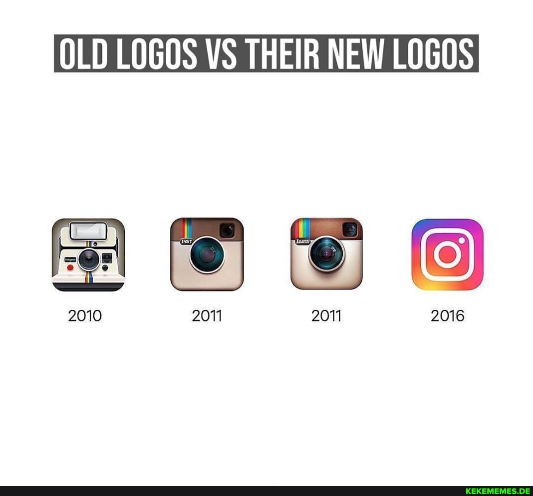 OLD LOGOS VS THEIR NEW LOGOS 2010 2011 2011 2016 - Keke