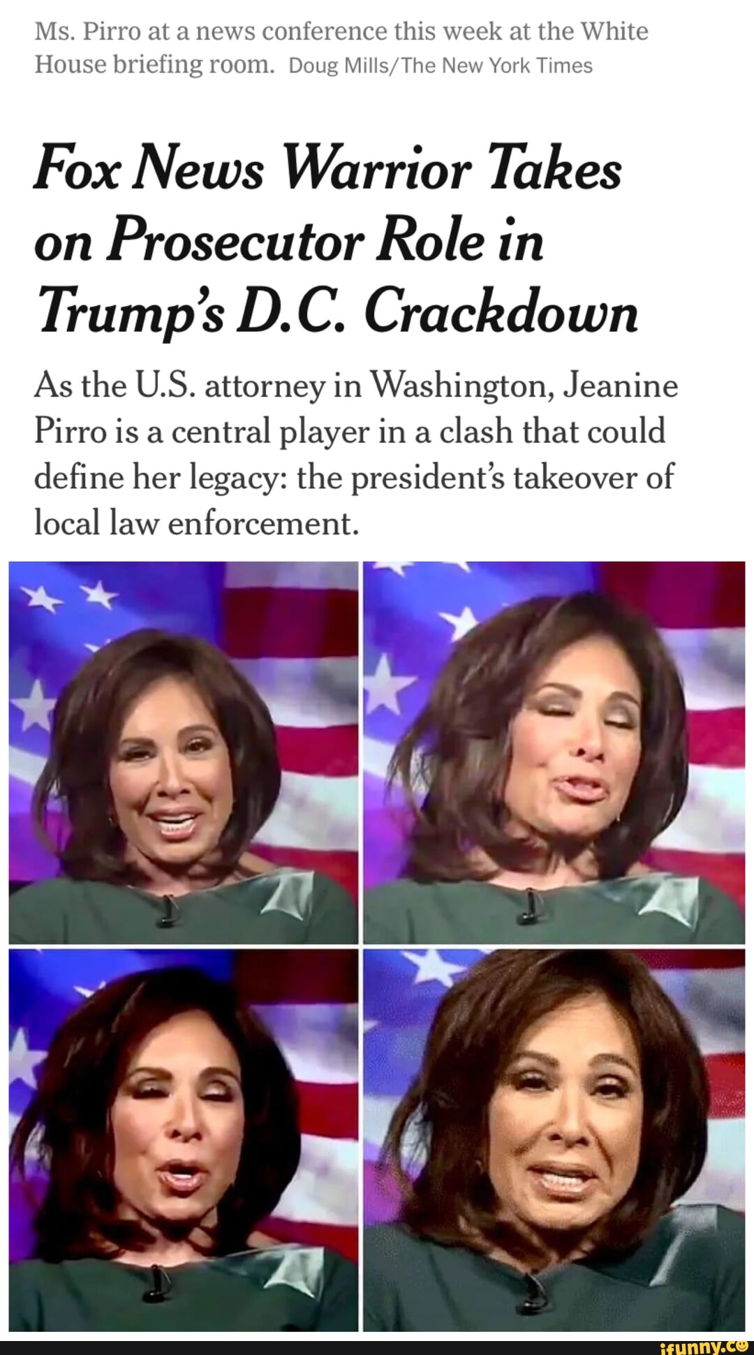 Jeaninepirro memes. Best Collection of funny Jeaninepirro pictures on ...