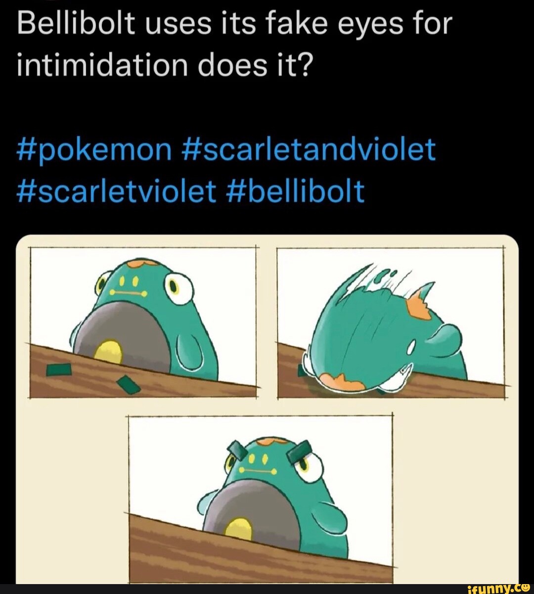Bellibolt uses its fake eyes for intimidation does it? #pokemon # ...