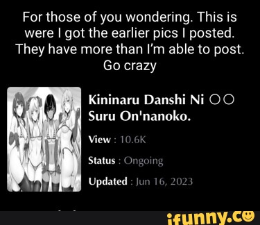 Kininaru memes. Best Collection of funny Kininaru pictures on iFunny