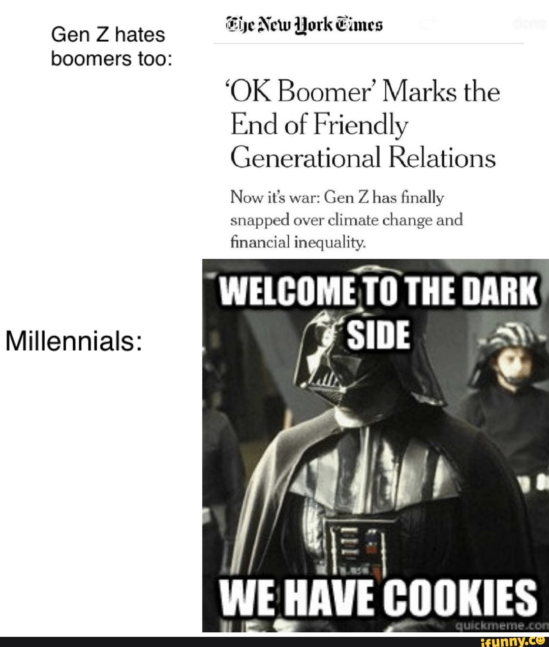‘OK Boomer’ Marks the End of Friendly Generational Relations Now it’s ...