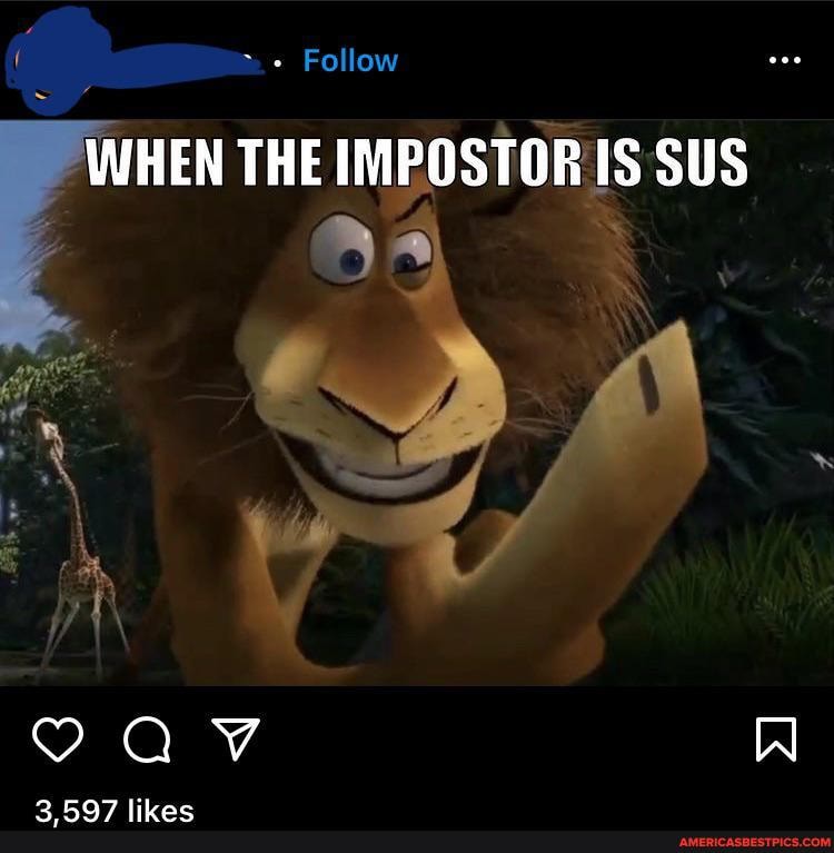 Follow WHEN THE IMPOSTOR IS SUS - America’s best pics and videos