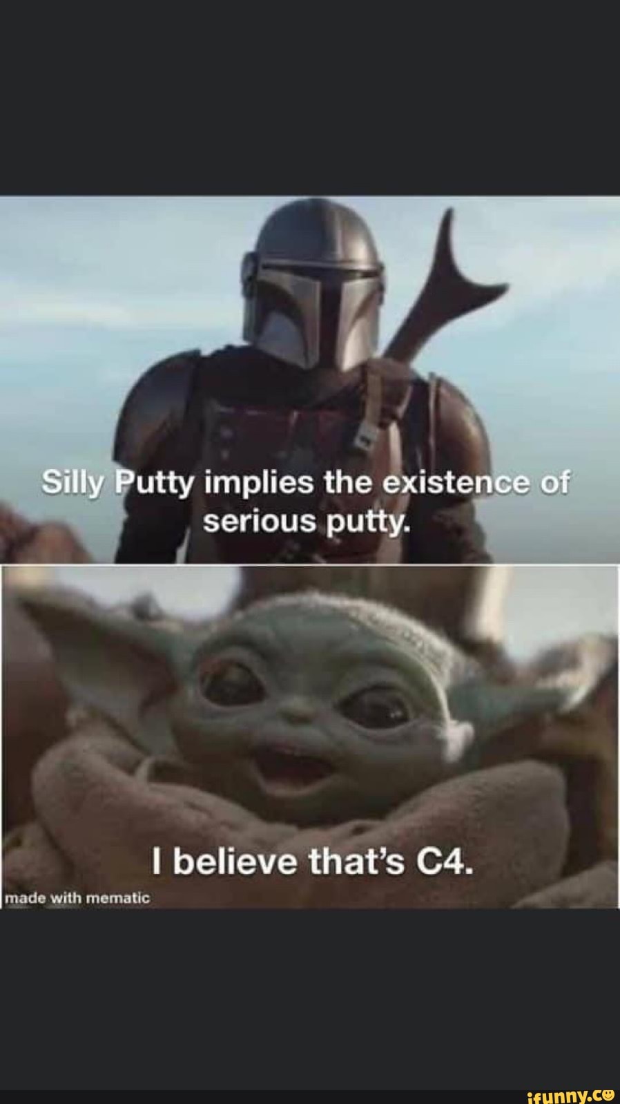 Silly Putty implies the existence of serious putt. I believe that's ...