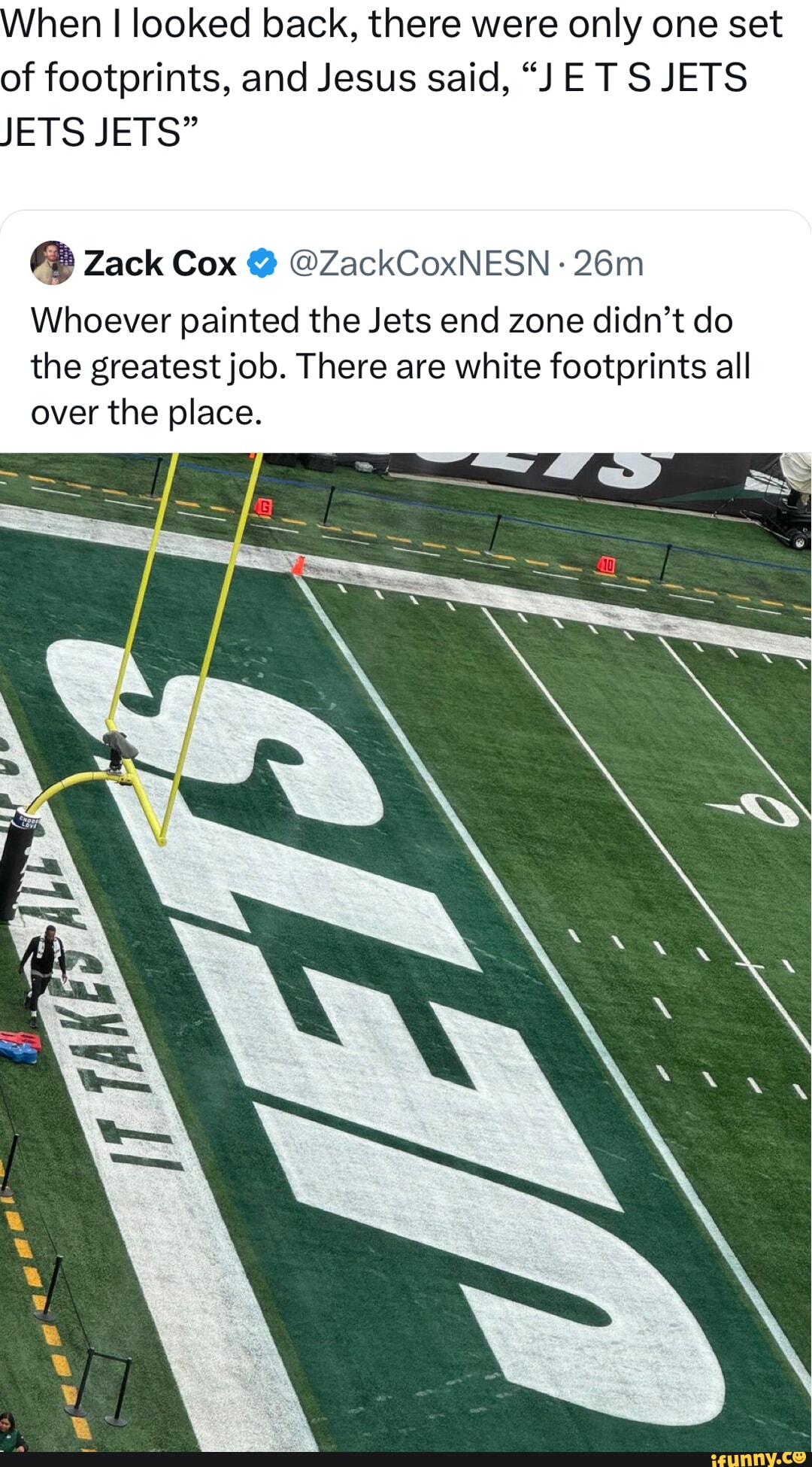 Hen I looked back, there were only one set of footprints, and Jesus ...