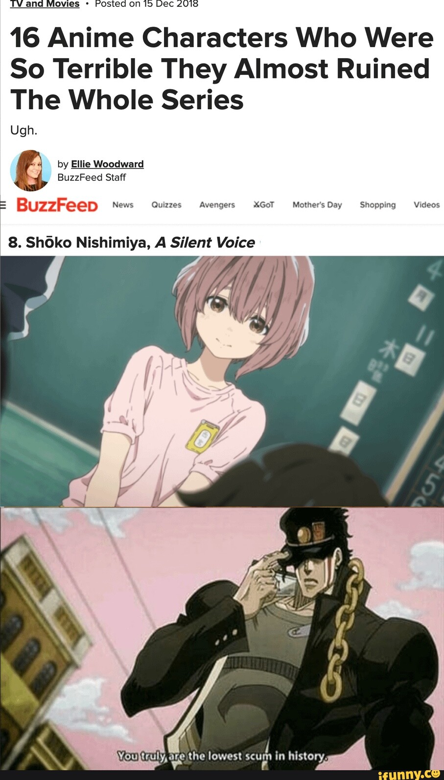 And Movies Fosted on Dec 16 Anime Characters Who Were So Terrible They ...
