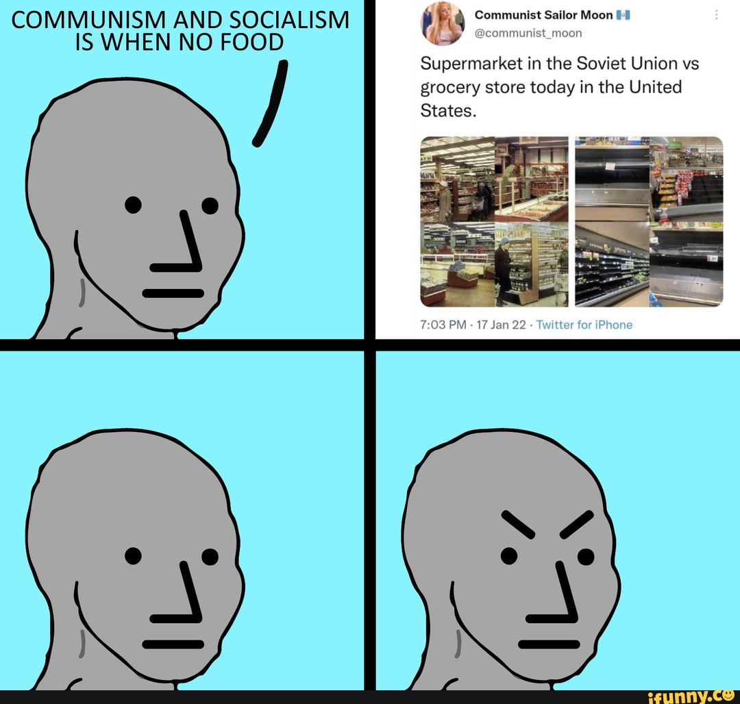 COMMUNISM AND SOCIALISM IS WHEN NO FOOD Communist Sailor Moon communist ...