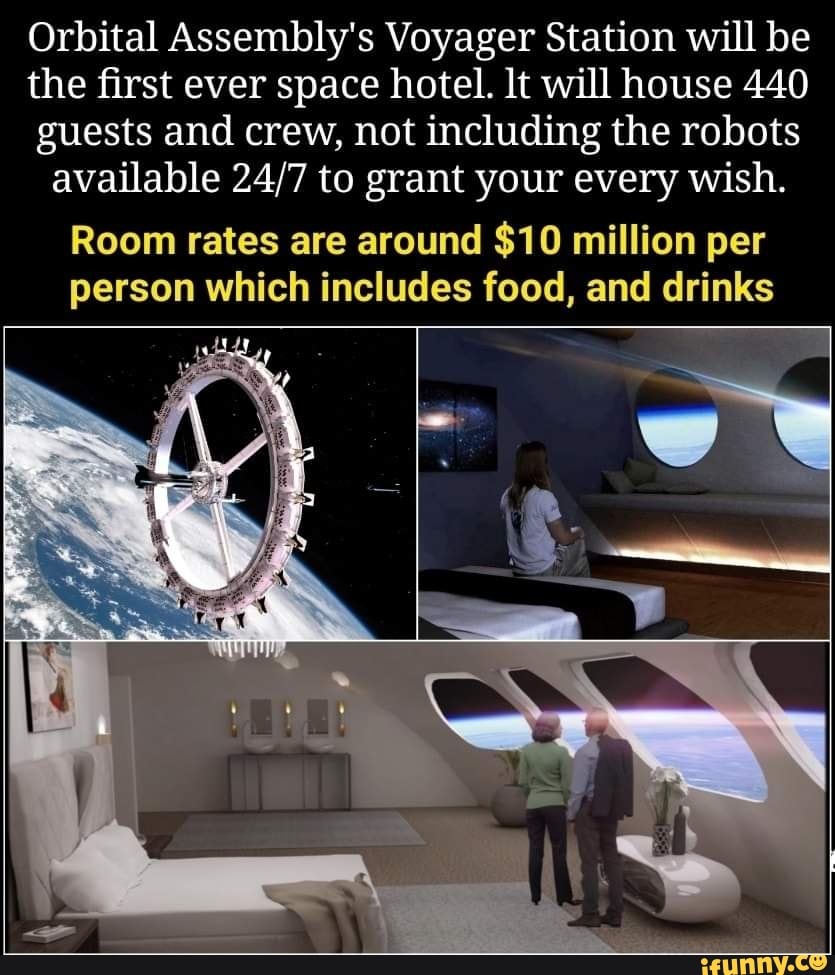 Orbital Assembly's Voyager Station will be the first ever space hotel ...