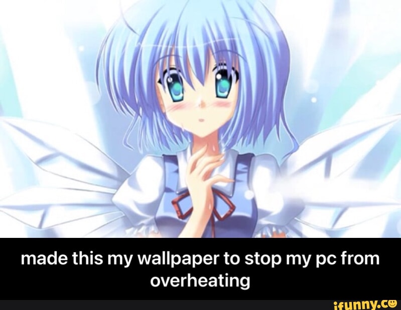 Made this my wallpaper to stop my pc from overheating made this my ...