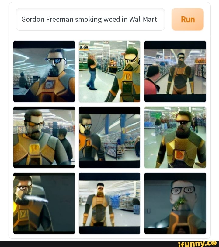 Gordon Freeman smoking weed in Wal Mart Run - iFunny