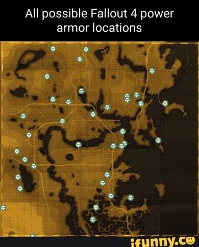 Power Armor Fallout 4 Map Fallout 4: Where To Get Power Armor (and How