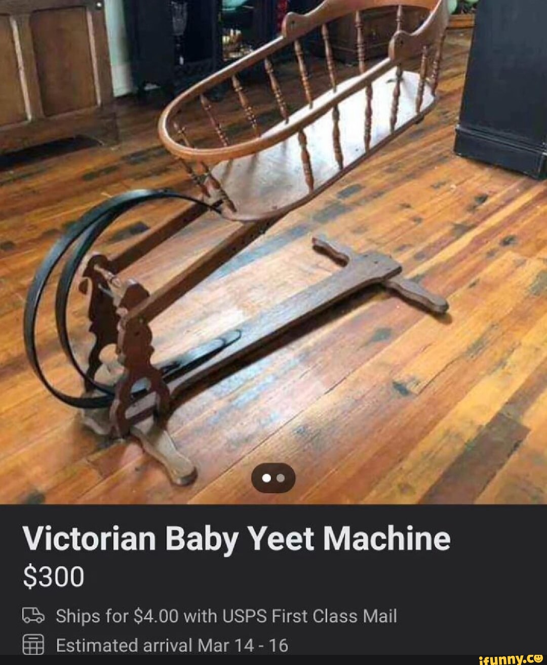 Victorian Baby Yeet Machine Ships for $4.00 with USPS First Class Mail $300 Estimated arrival ...