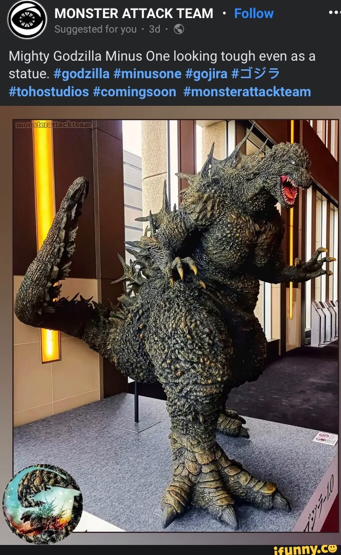 MONSTER ATTACK TEAM Follow Suggested for you - Mighty Godzilla Minus ...