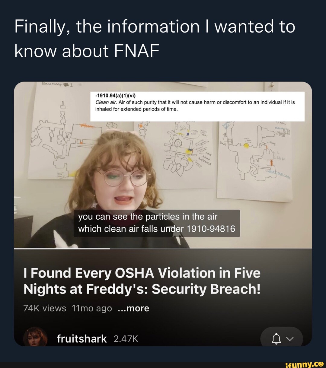 Finally, the information I wanted to know about FNAF Clean air. Air of ...