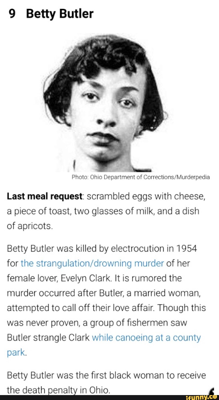 9 Betty Butler Photo Oth Department of Corrections/Murderpedla Last ...