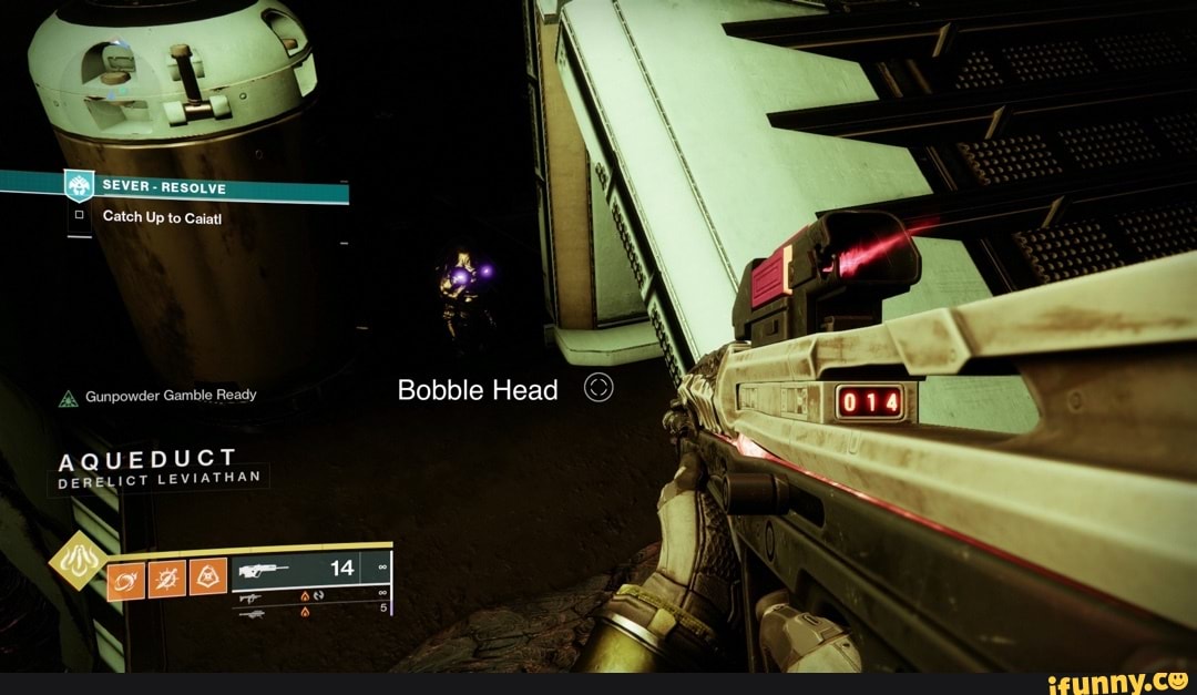 RESOLVE Catch Up to Caiatl Ax Gunpowder Gamble Ready Bobble Head ...