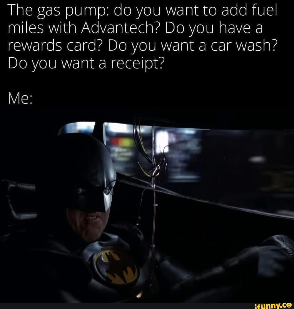 The gas pump: do you want to add fuel miles with Advantech? Do you have ...
