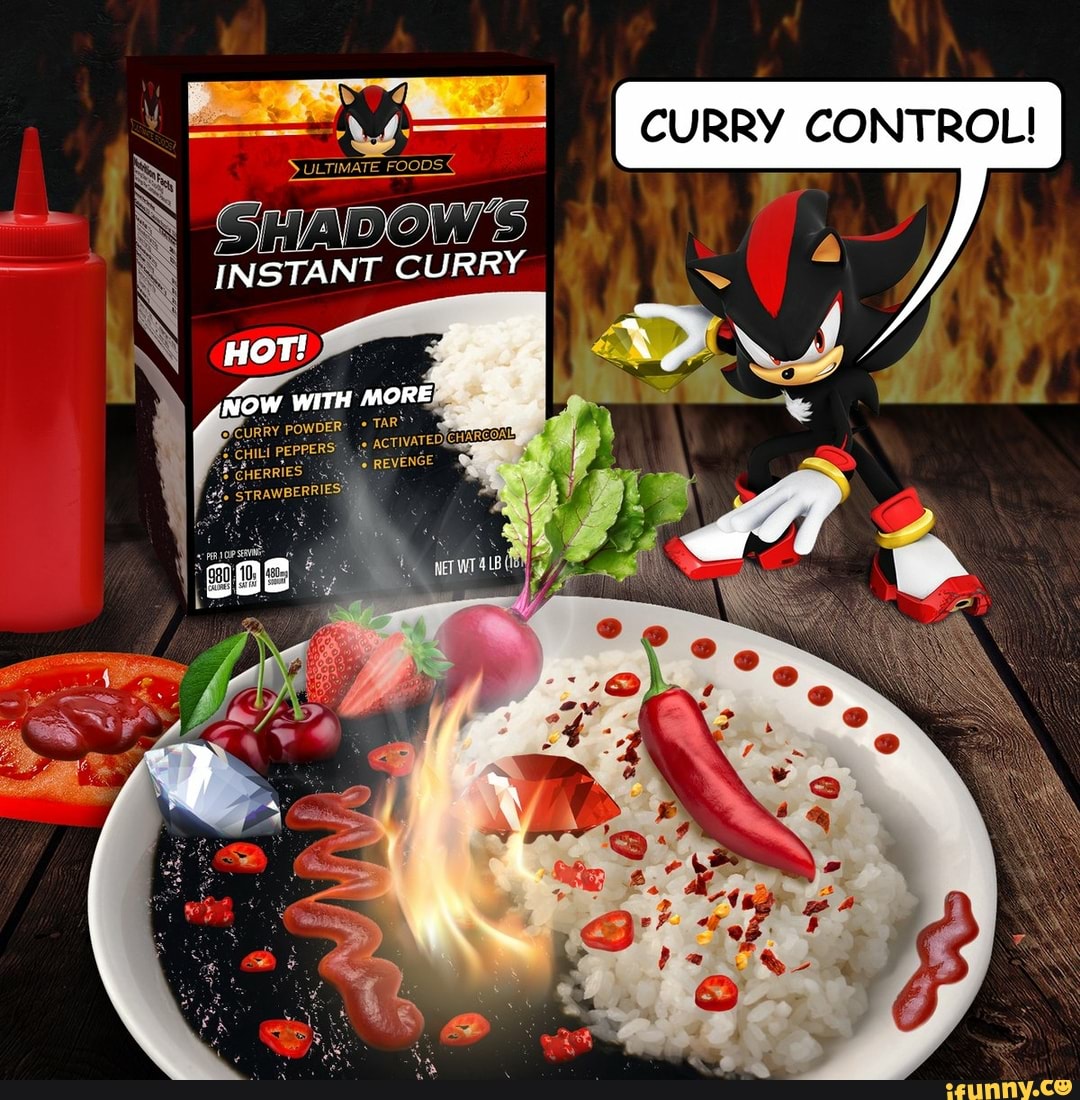 CURRY CONTROL! 'ULTIMATE FOODS SHADOWS) INSTANT CURRY - iFunny