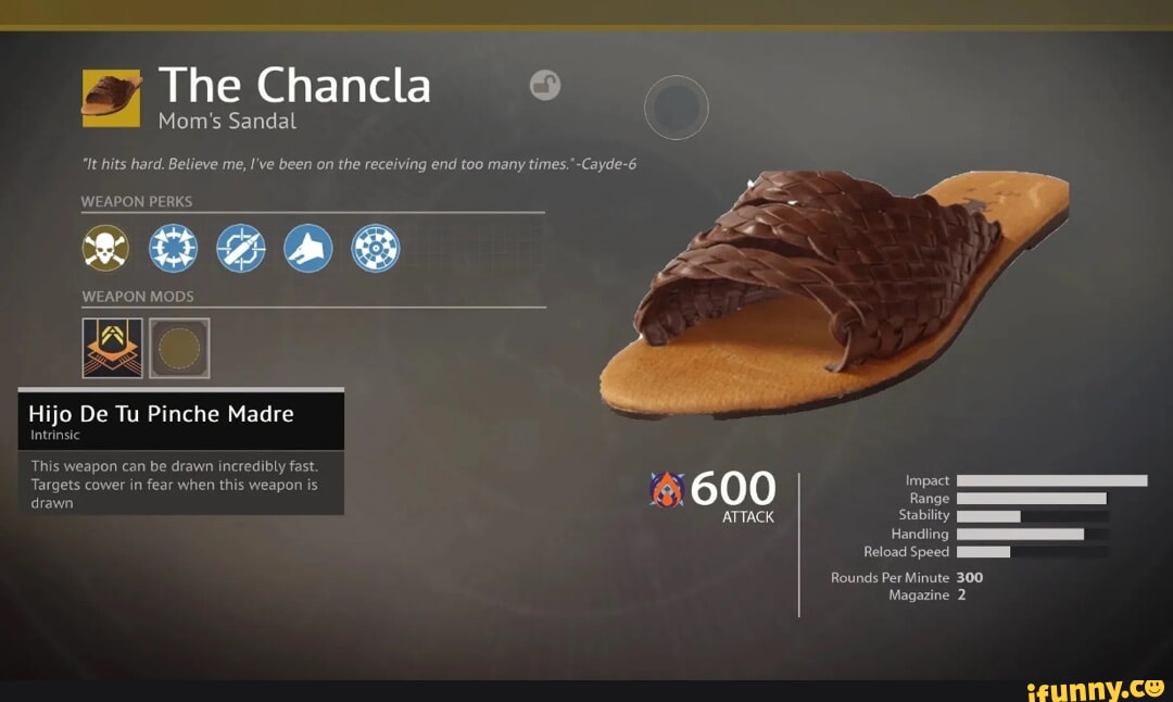 The Chancla Mom's Sandal "It hits hard. Believe me, I've been on the ...