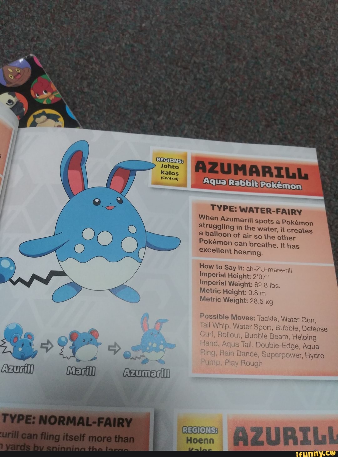 Johto Kalos (Centrayy Aqua RabbitiPokemon TYPE: WATER-FAIRY When ...