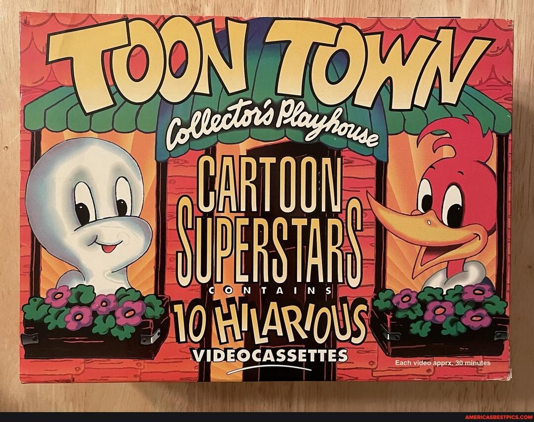 Toon Town Collector’s Playhouse 10 VHS tapes each 30 minutes apiece ...