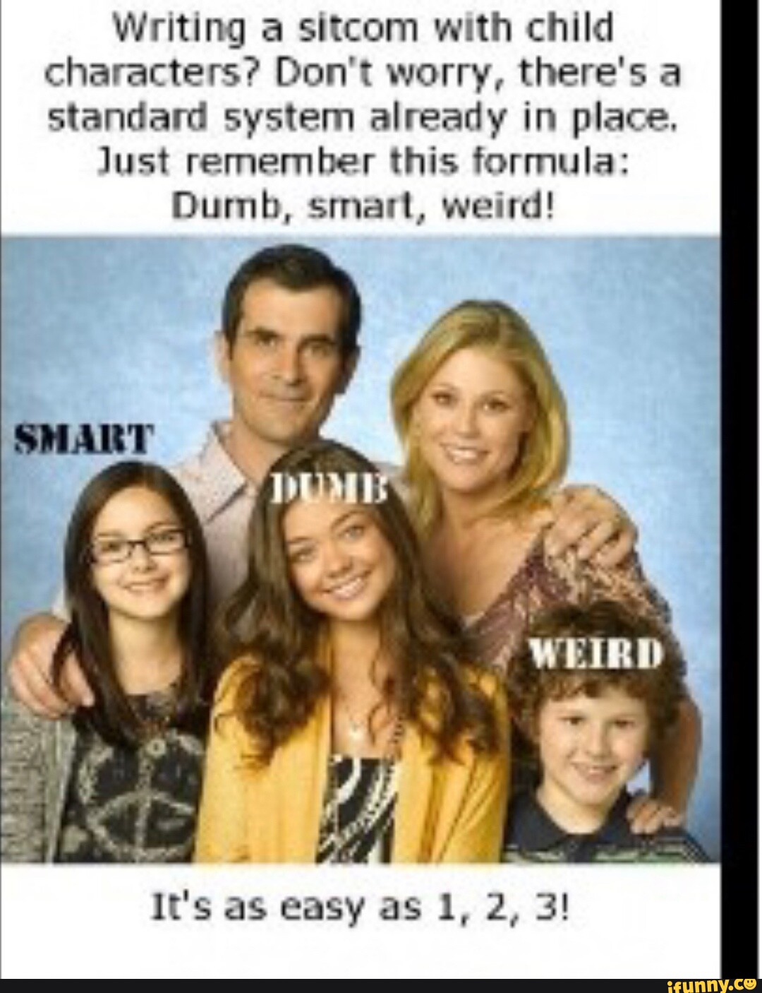 Writing a sitcom with child characters? Don't worry, there's a standard ...