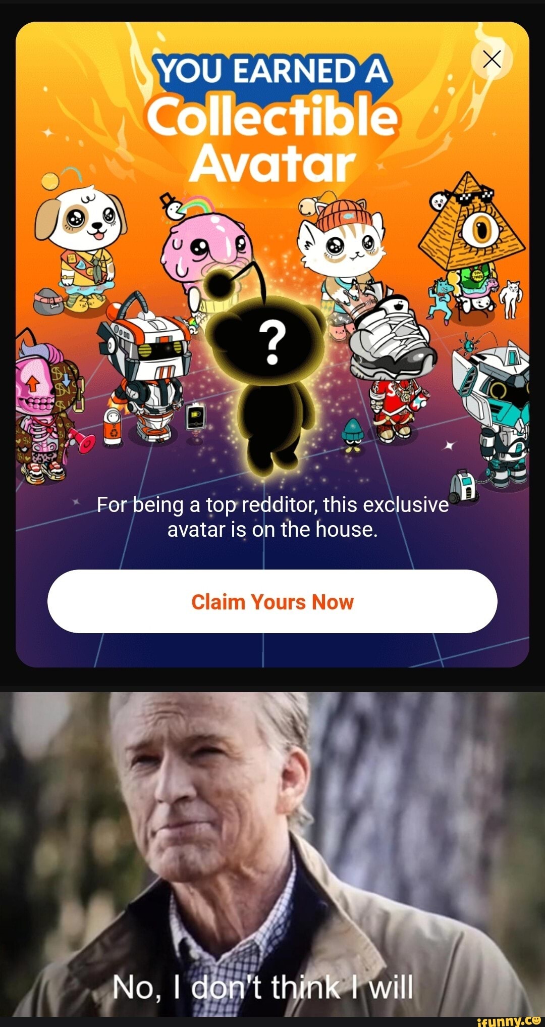 YOU EARNED A Collectible Avatar ig PE. . - = TE For being a top ...