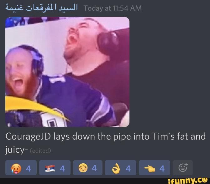 CourageJD lays down the pipe into Tim's fat and juicy- @Ma @64 34 was ...