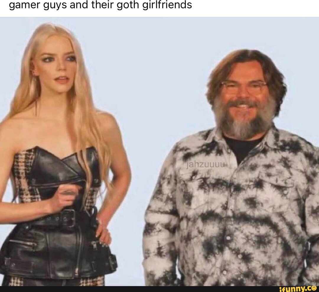 Gamer guys and their goth girlfriends - iFunny