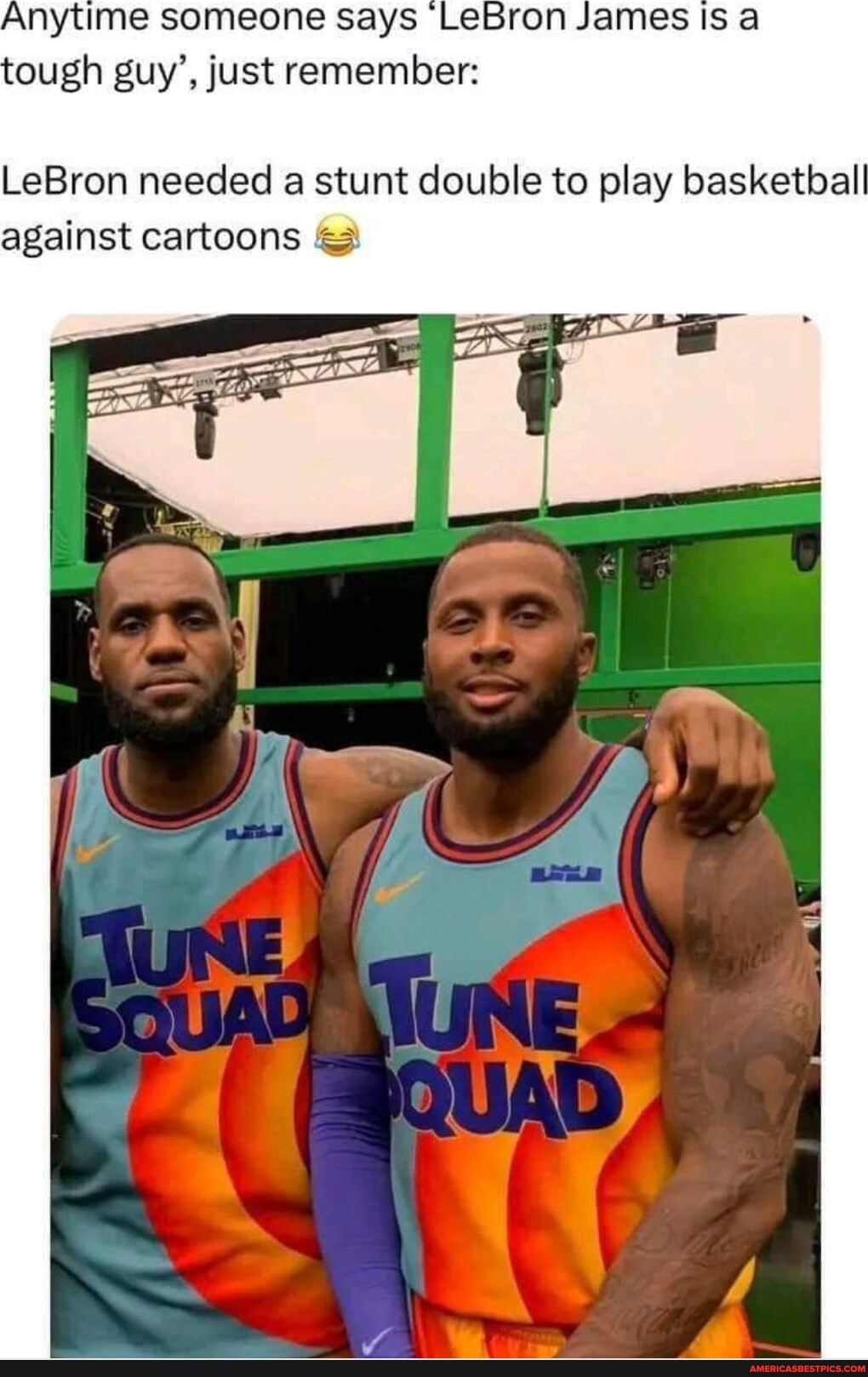 Anytime someone says 'LeBron James Is a tough guy', just remember ...