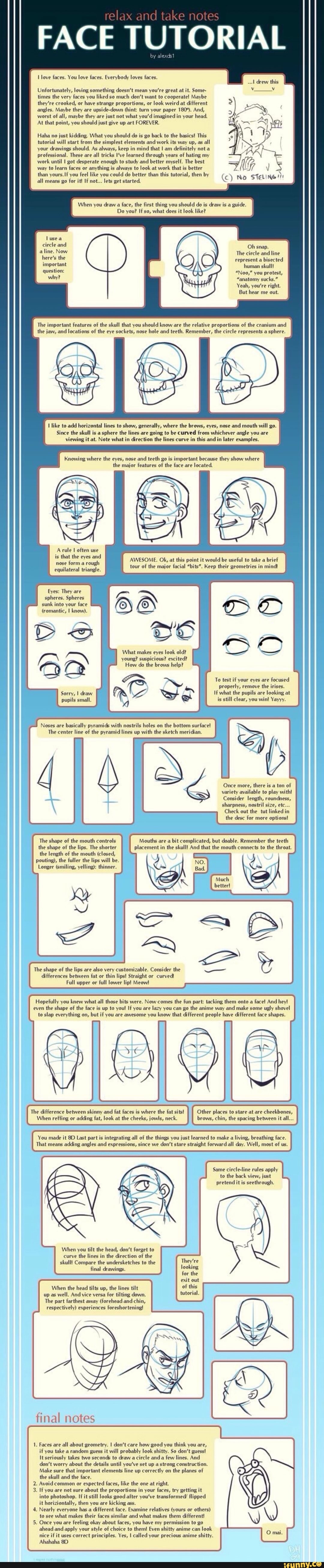 FACE TUTORIAL l love faces. You love faces. Everybody loves faces ...