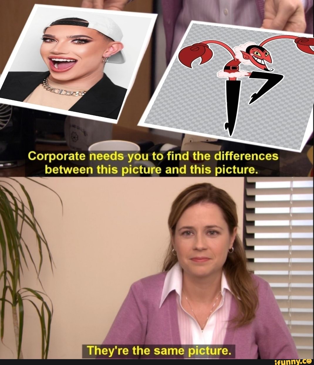 _ Corporate needs you to find the differences between this picture and ...