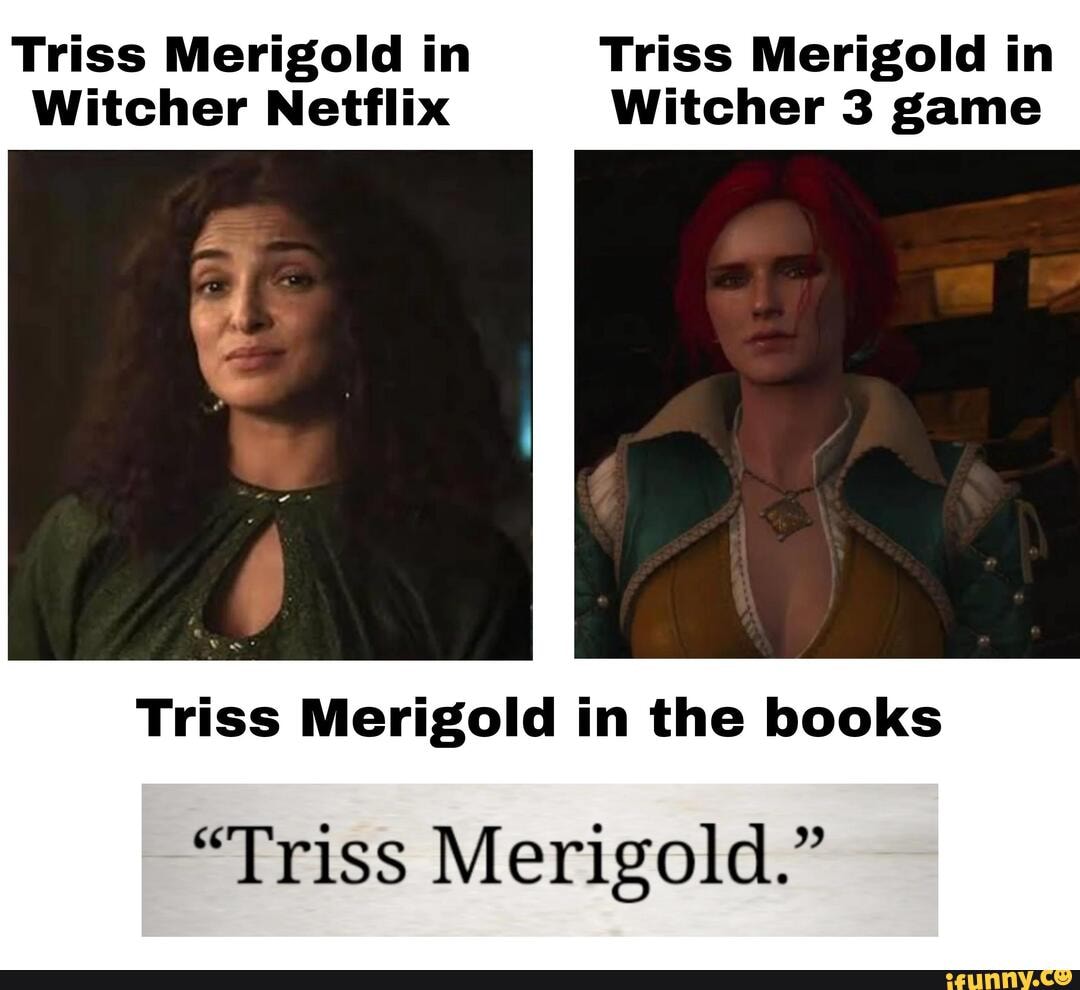 Triss Merigold in Triss Merigold in Witcher Netflix Witcher 3 game ...