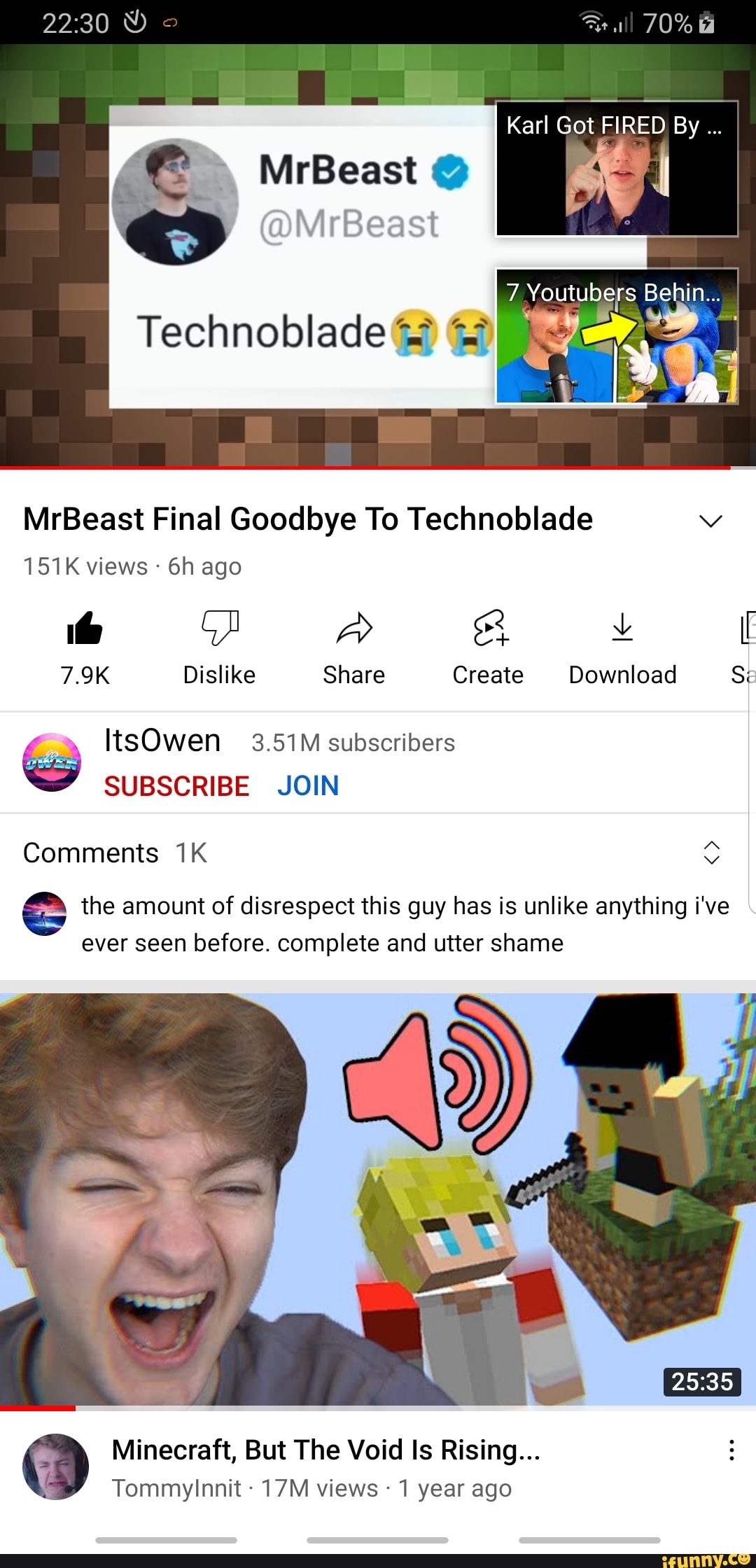 All 70 Karl Got Fired By Rs Mrbeast Mrbeast Technoblade