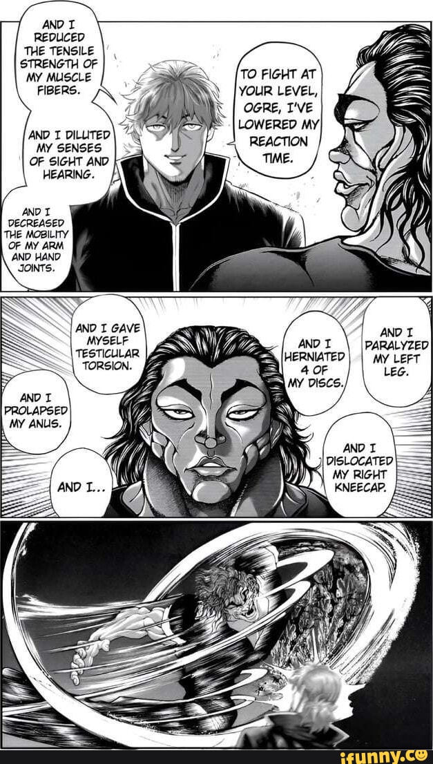 AND I REDUCED THE TENSILE STRENGTH OF MY MUSCLE TO FIGHT AT FIBERS ...