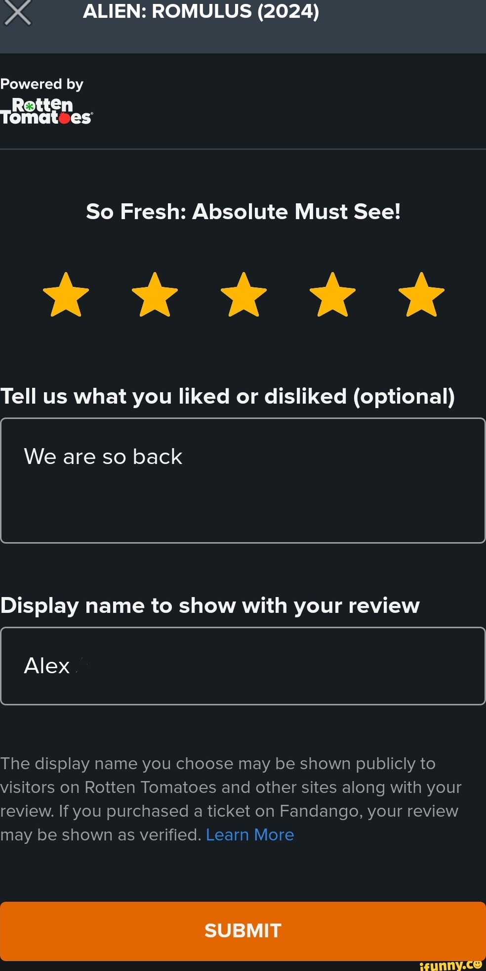 ALIEN: ROMULUS (2024) Powered by So Fresh: Absolute Must See! Tell us ...