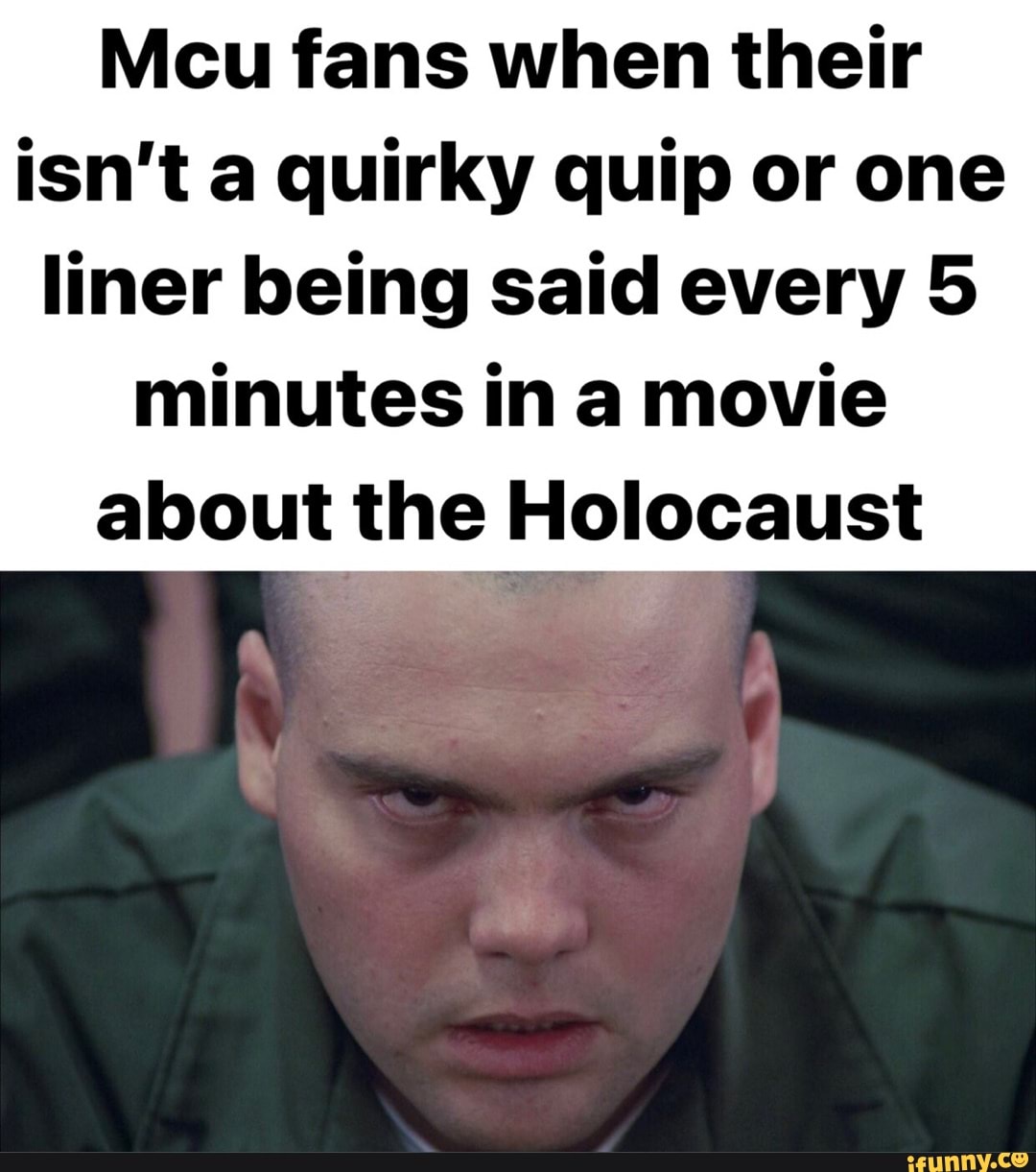 Mcu fans when their isn't a quirky quip or one liner being said every 5 ...