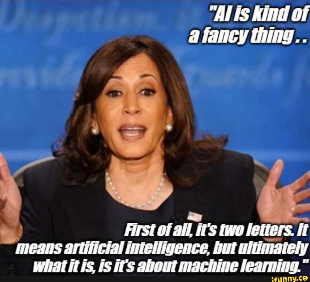 "Al ts kind of fancy thing. . First of all, it's two letters. It means ...