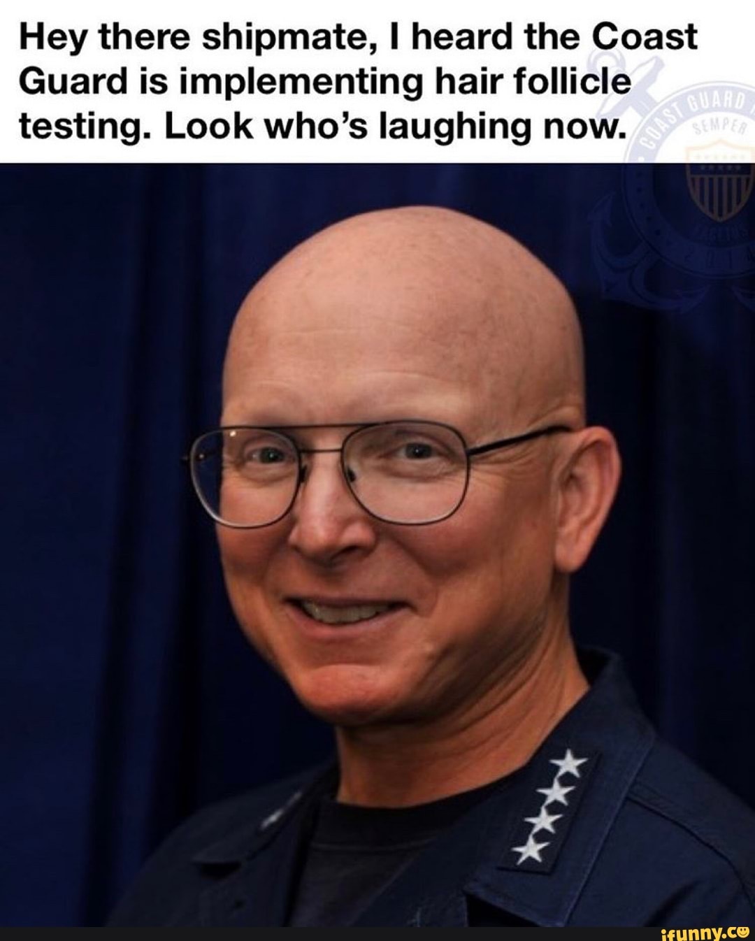 Hey there shipmate, I heard the Coast Guard is implementing hair ...