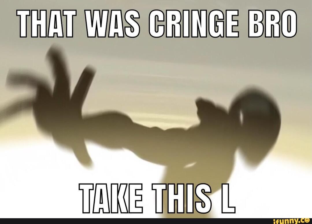 THAT WAS CRINGE BRO TL - iFunny