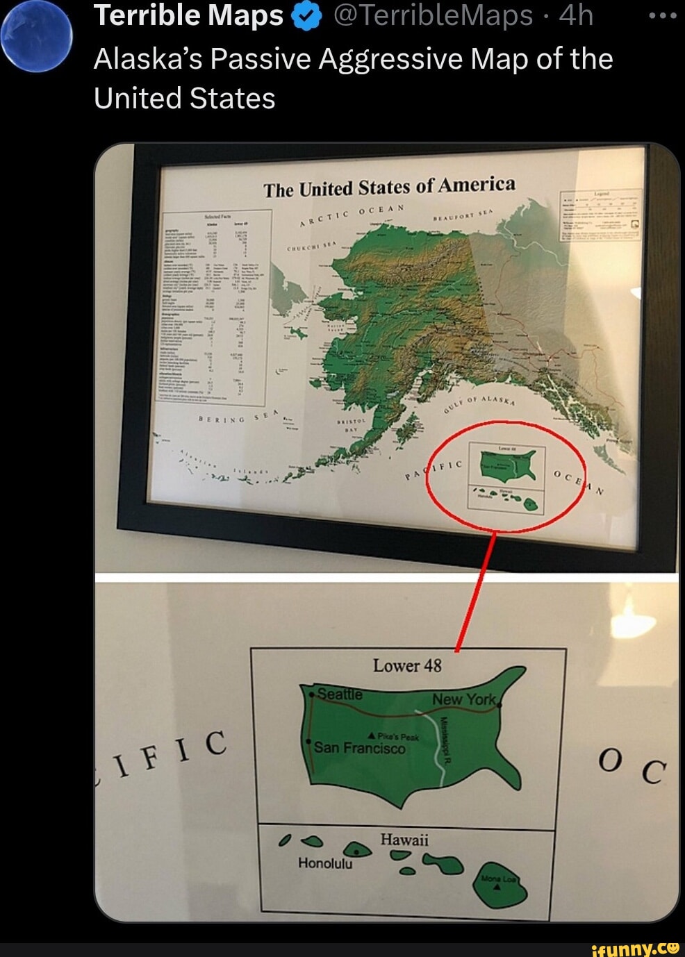 Terrible Maps @ @TerribleMaps - th Alaska's Passive Aggressive Map of ...