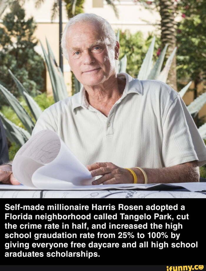 Self-made millionaire Harris Rosen adopted a Florida neighborhood ...