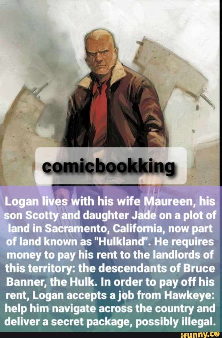 Logan lives with his wife Maureen, his son Scotty and daughter Jade on ...