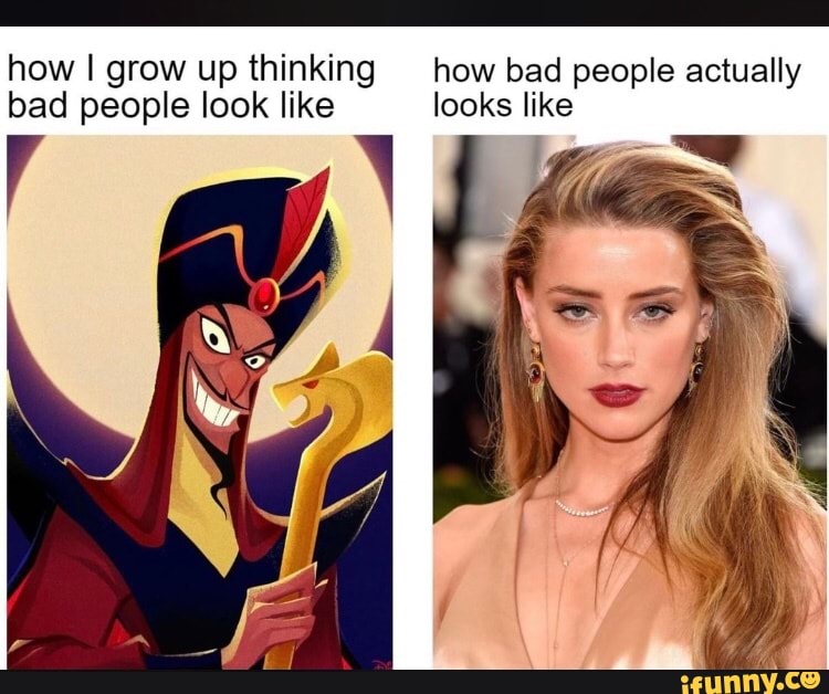 How I grow up thinking bad people look like looks like how bad people ...
