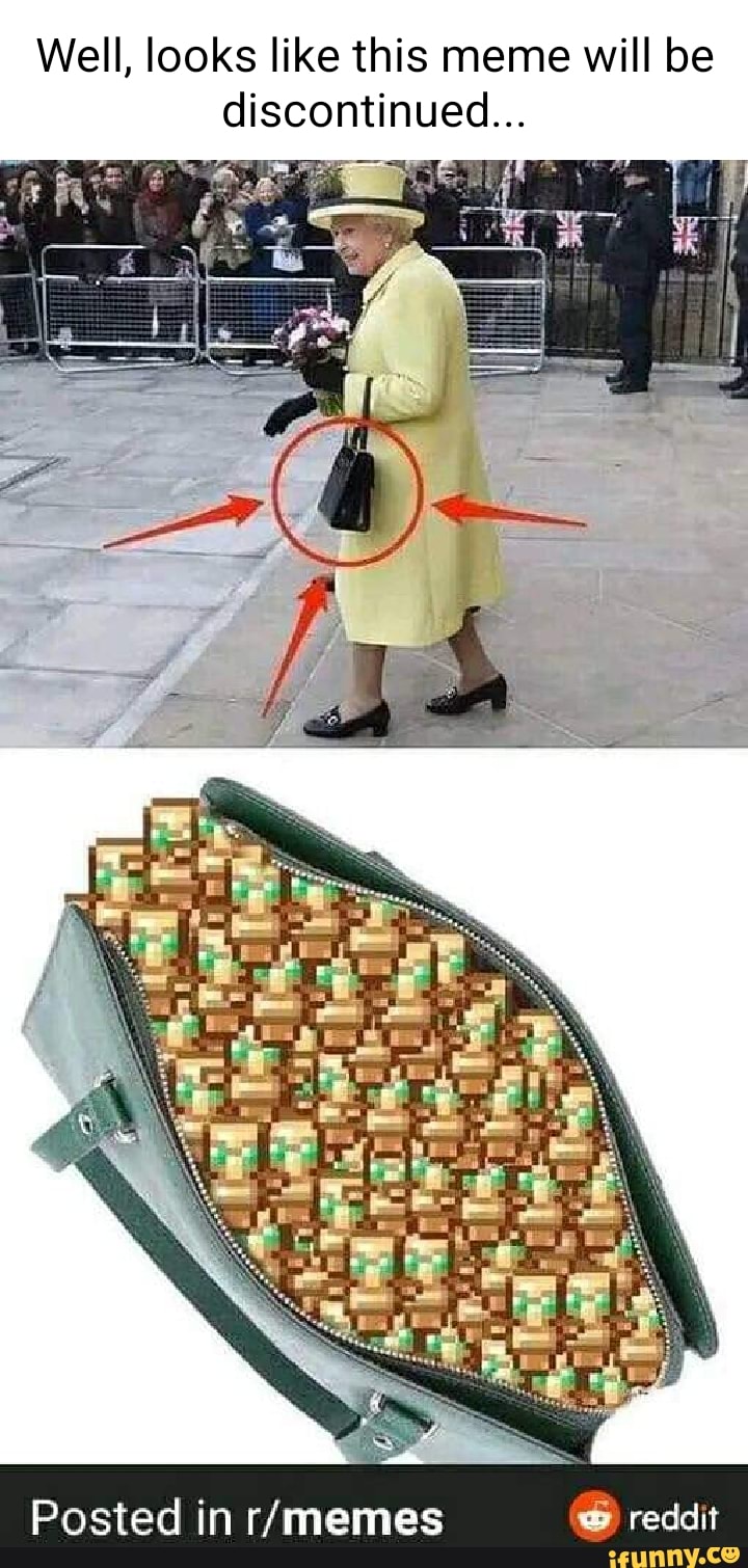 Well, looks like this meme will be discontinued... Posted in - iFunny