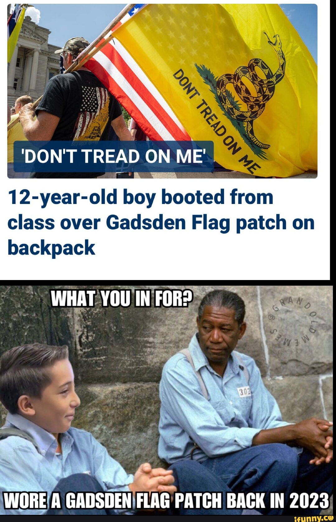 'DON'T TREAD ON ME' 12-year- boy booted from class over Gadsden Flag ...