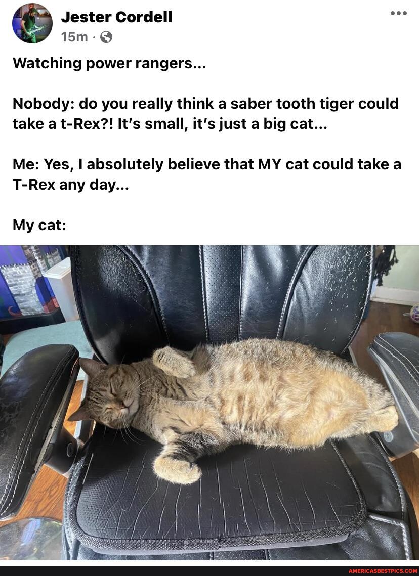 Jester Cordell Watching power rangers... Nobody: do you really think a ...