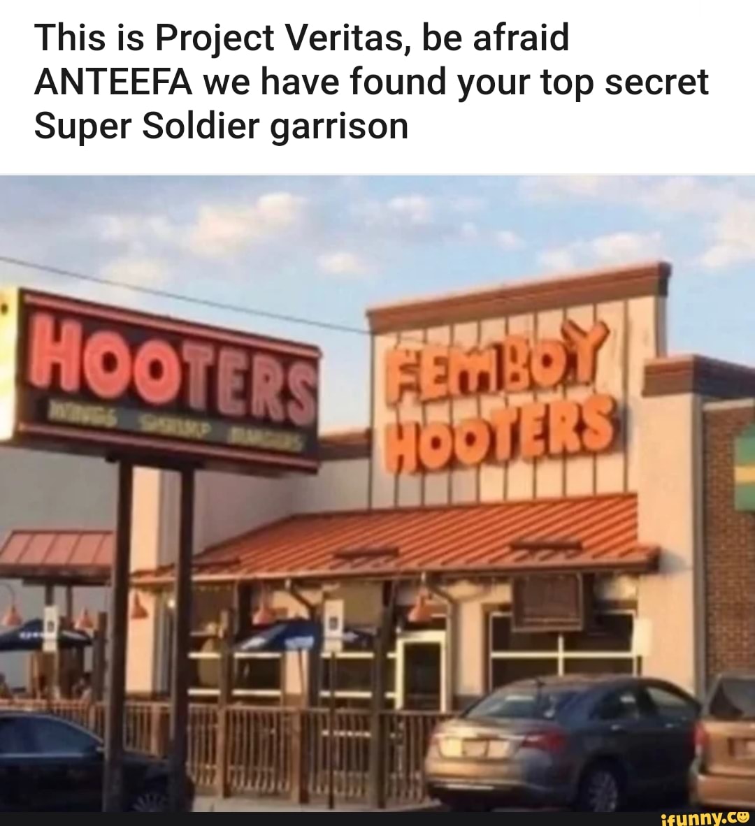 This is Project Veritas, be afraid ANTEEFA we have found your top ...