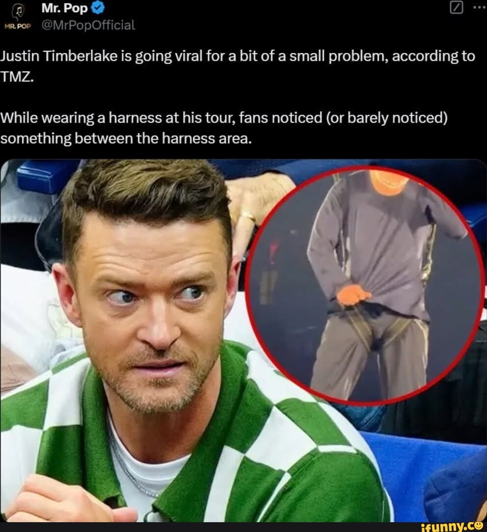 Mr. Pop (J) @MrPopOfficial Justin Timberlake is going viral for a bit ...