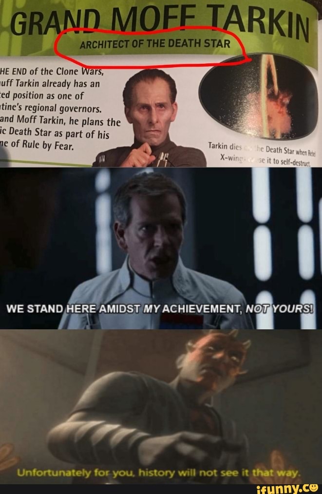 Already ed position as one of tine's regional governors. and Moff ...