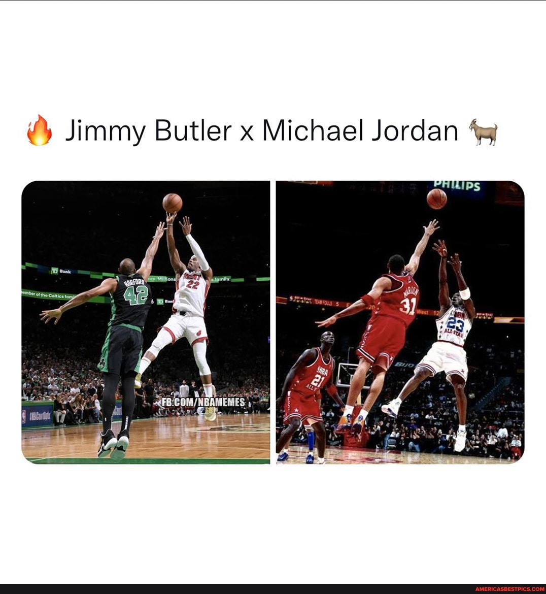 Jimmy Butler x Michael Jordan - America’s best pics and videos